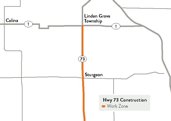 Highway 73 Reclaim and Overlay project