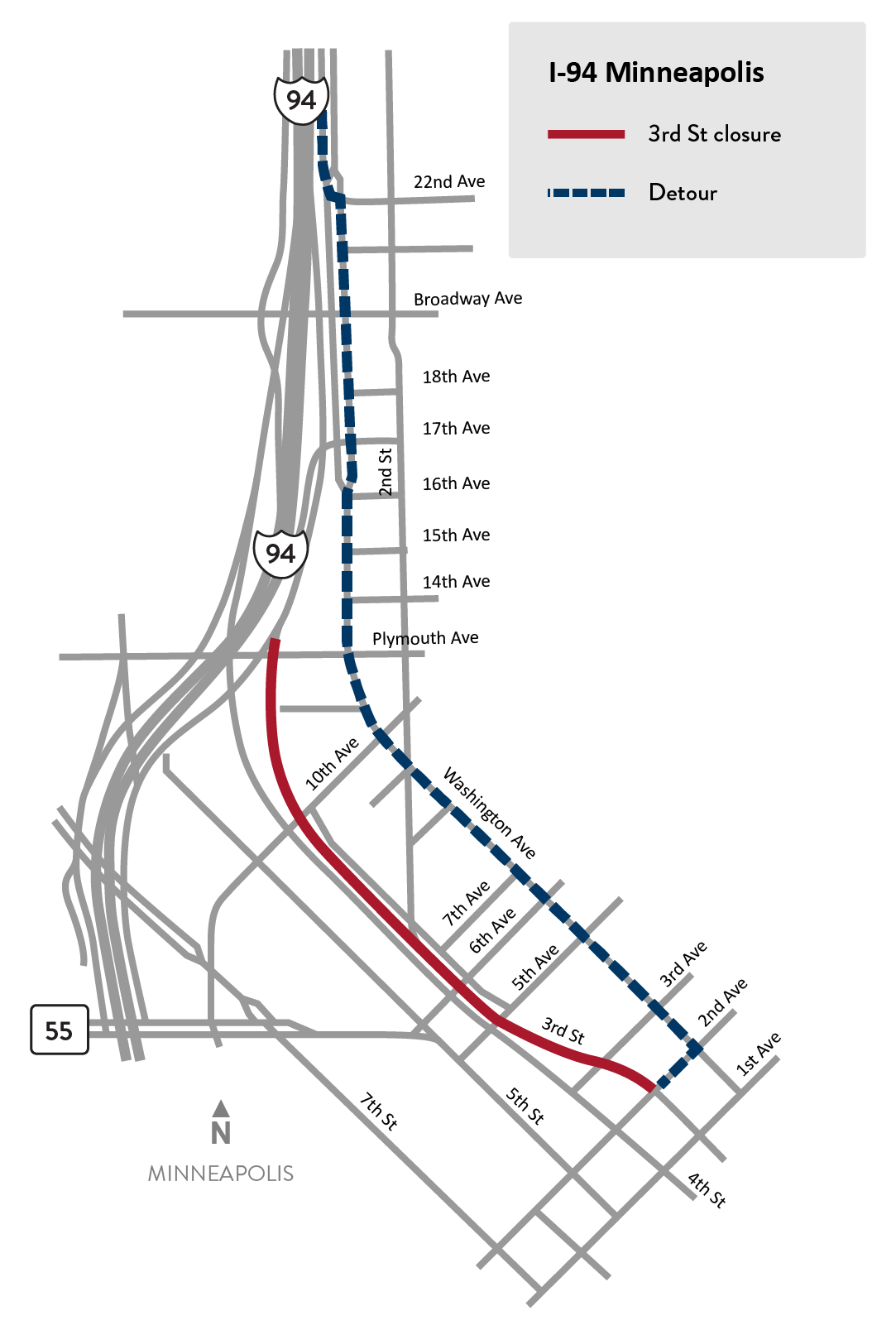 3rd and 4th Street ramps in Minneapolis project - MnDOT