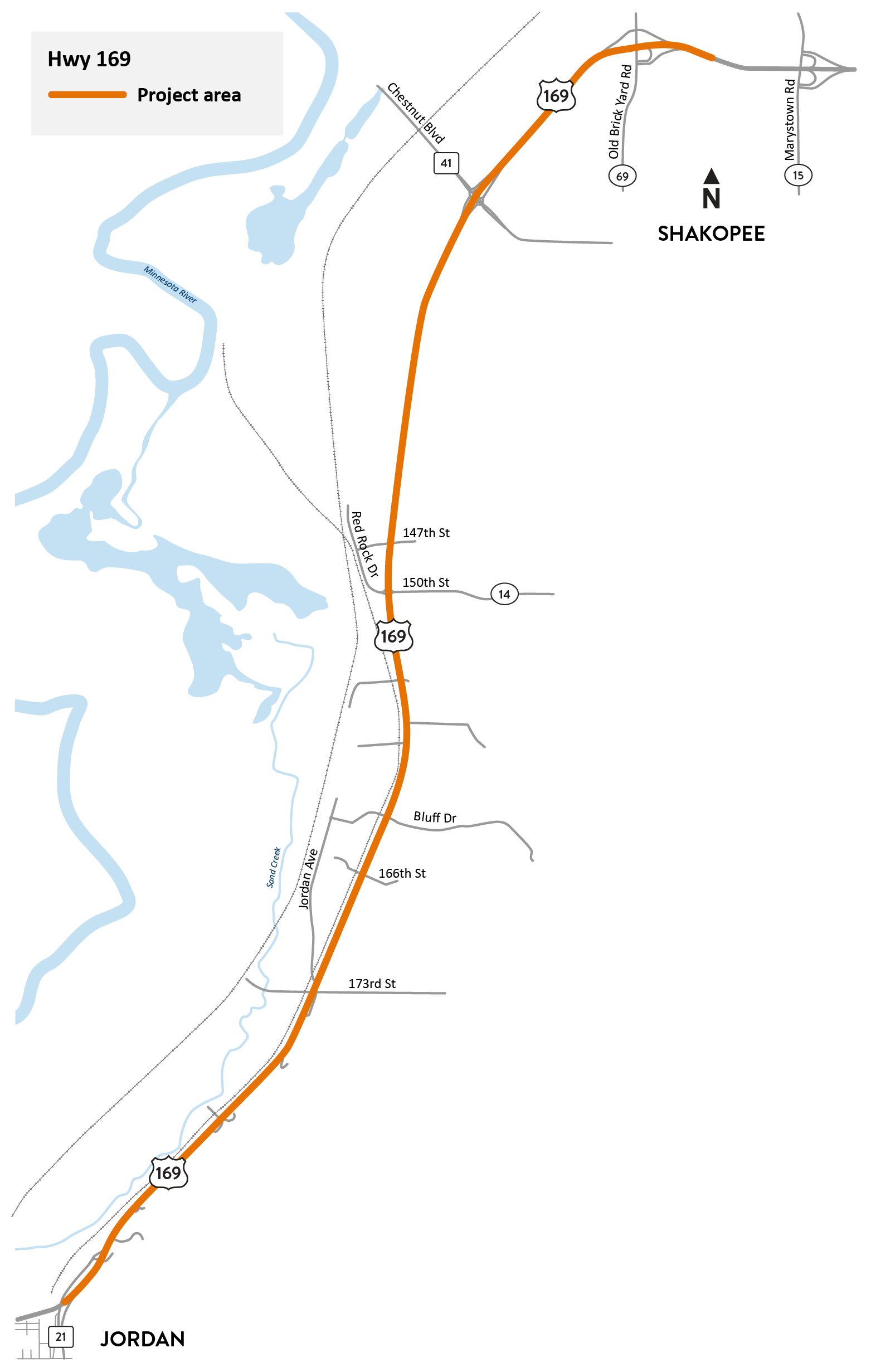 Hwy 169 Jordan To Shakopee Project MnDOT
